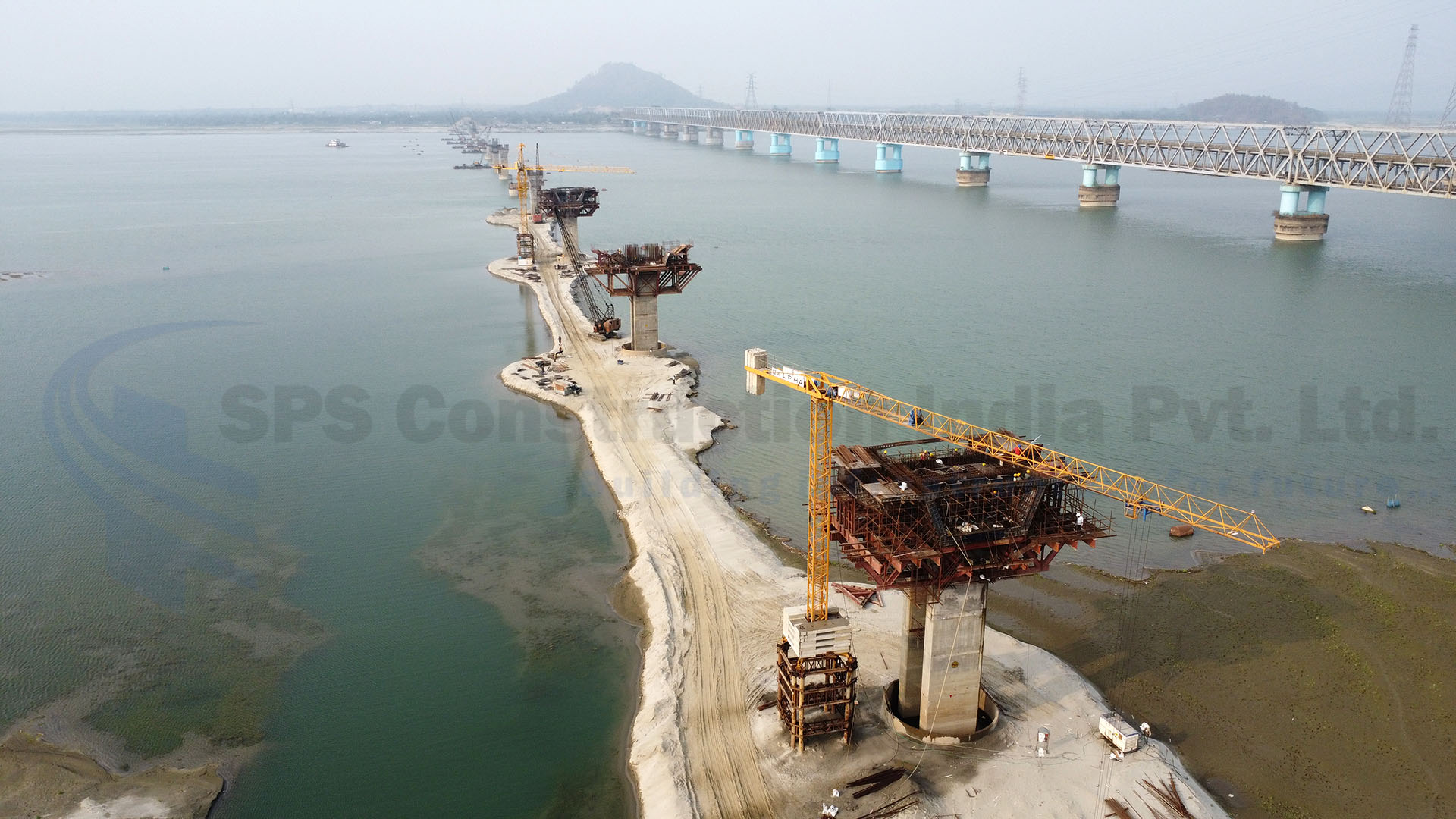 Construction of new 2 Lane Bridge across Brahmputras at Jogighopa in ...